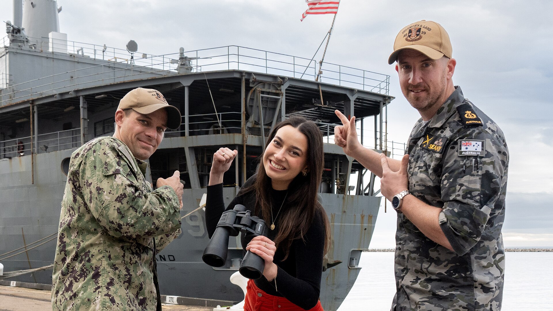 US War Ship Tour - Behind The News