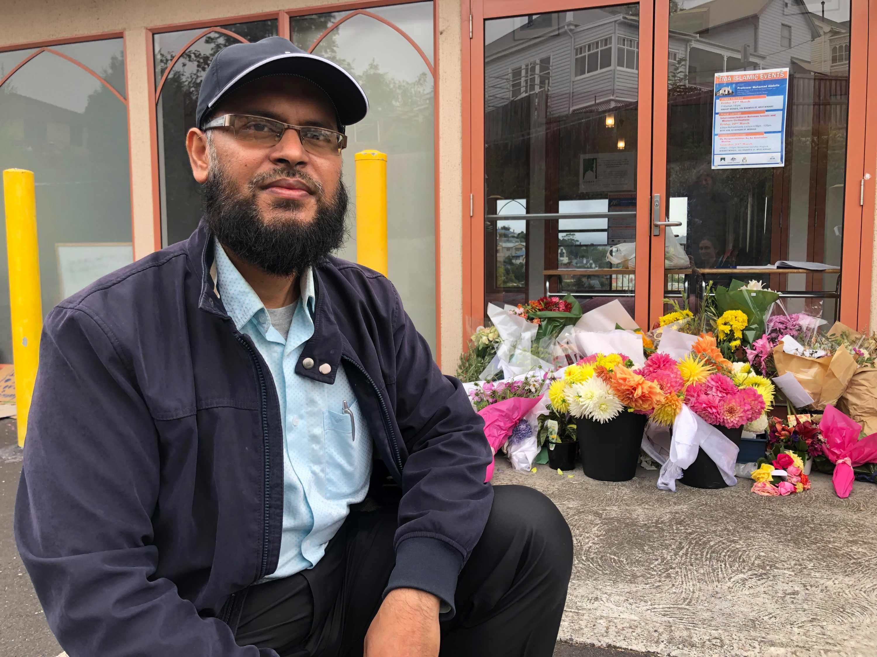 So many people pray at Hobart's mosque, dozens of worshippers spill out ...