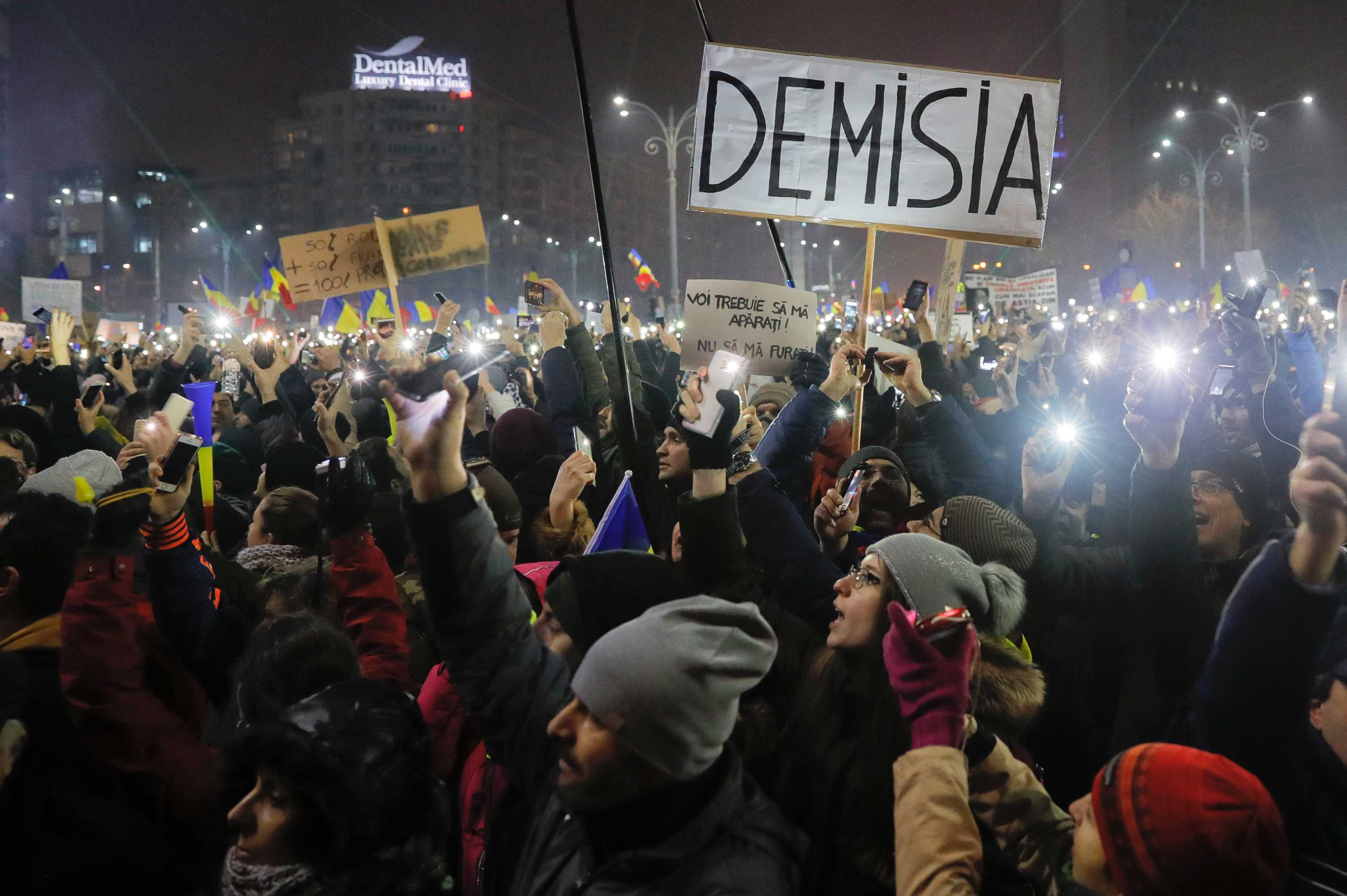 Romania scraps decree decriminalising corruption as mass protests ...