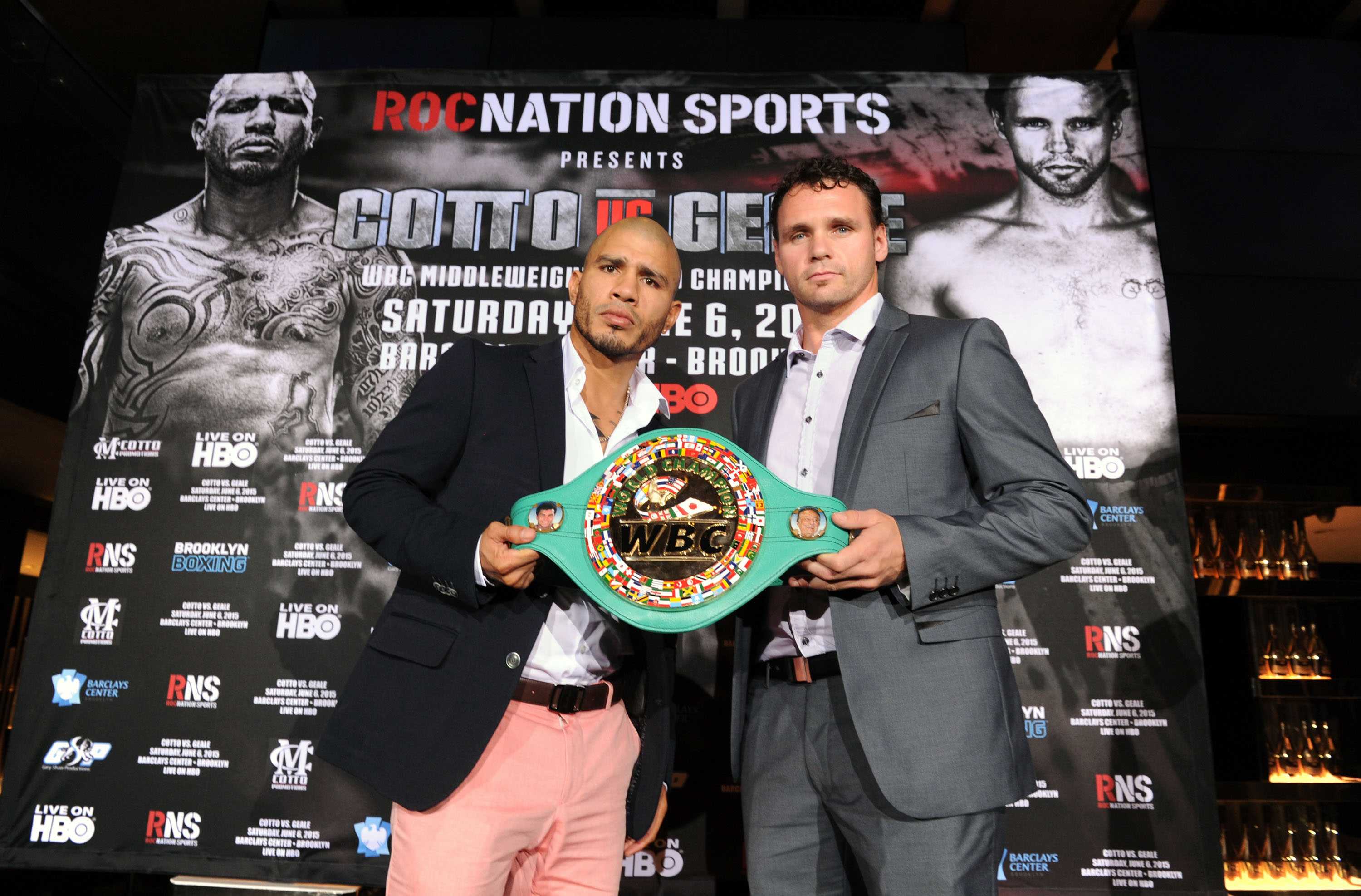 Daniel Geale looking to sink Miguel Cotto in Brooklyn despite catch ...
