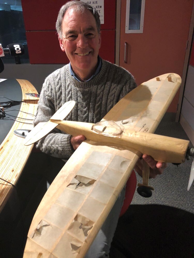 Peter Gee made this paper airplane as a boy - ABC listen