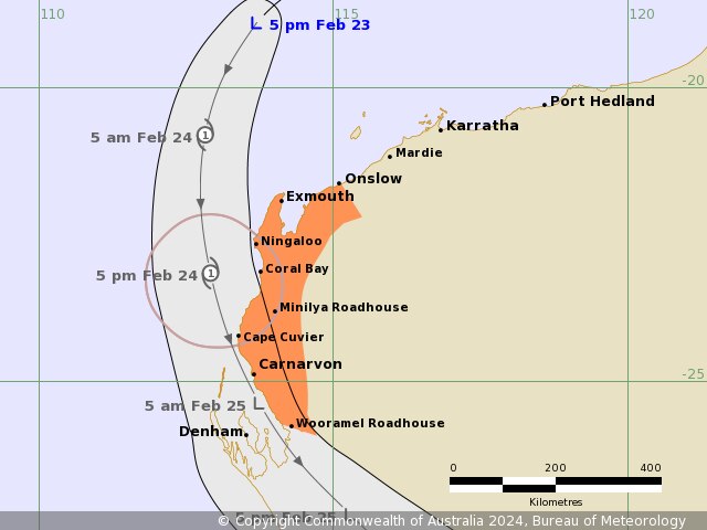 North west WA residents urged to prepare homes as Ex-Tropical Cyclone ...