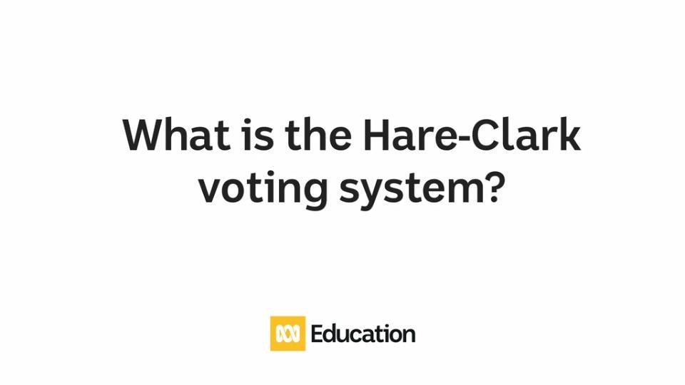 Tasmania's Hare-Clark voting system - ABC Education