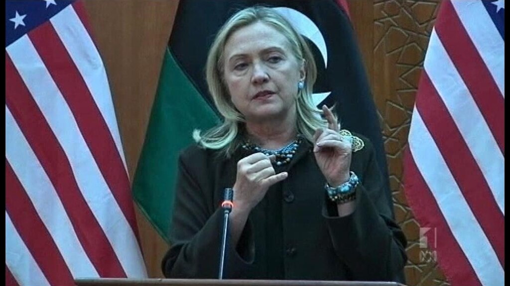 Clinton visits Libya - ABC News