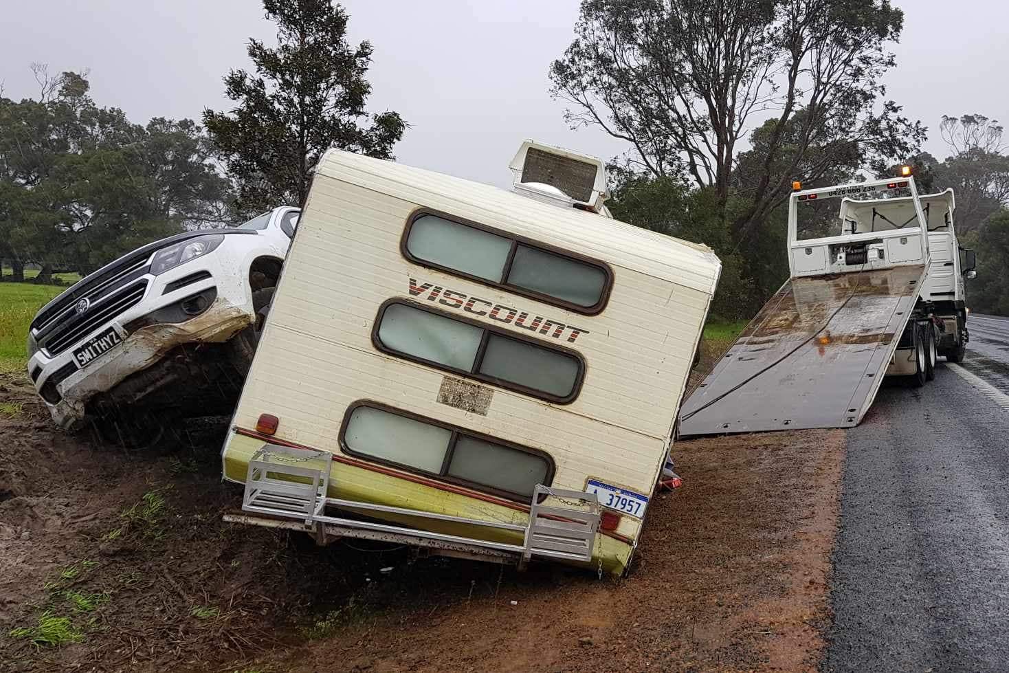 Caravan rollovers in regional WA prompts police to issue driver safety ...