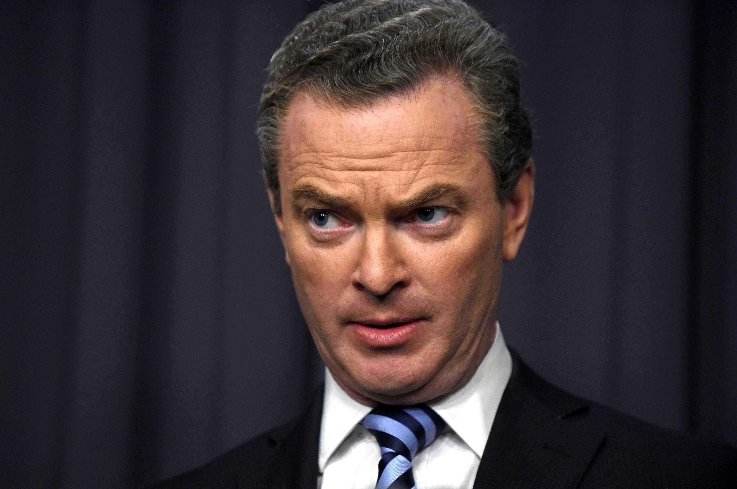 Christopher Pyne says he will 'never give up' on higher education ...