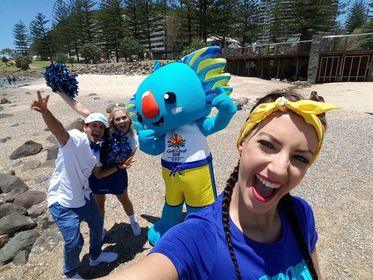 Commonwealth Games: 'Hype man' rides the wave with surfing koala mascot ...