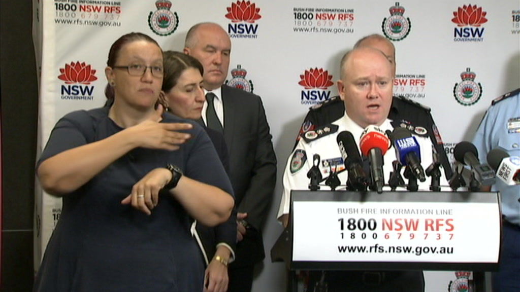 RFS Commissioner says about 3,000 firefighters are deployed or on ...