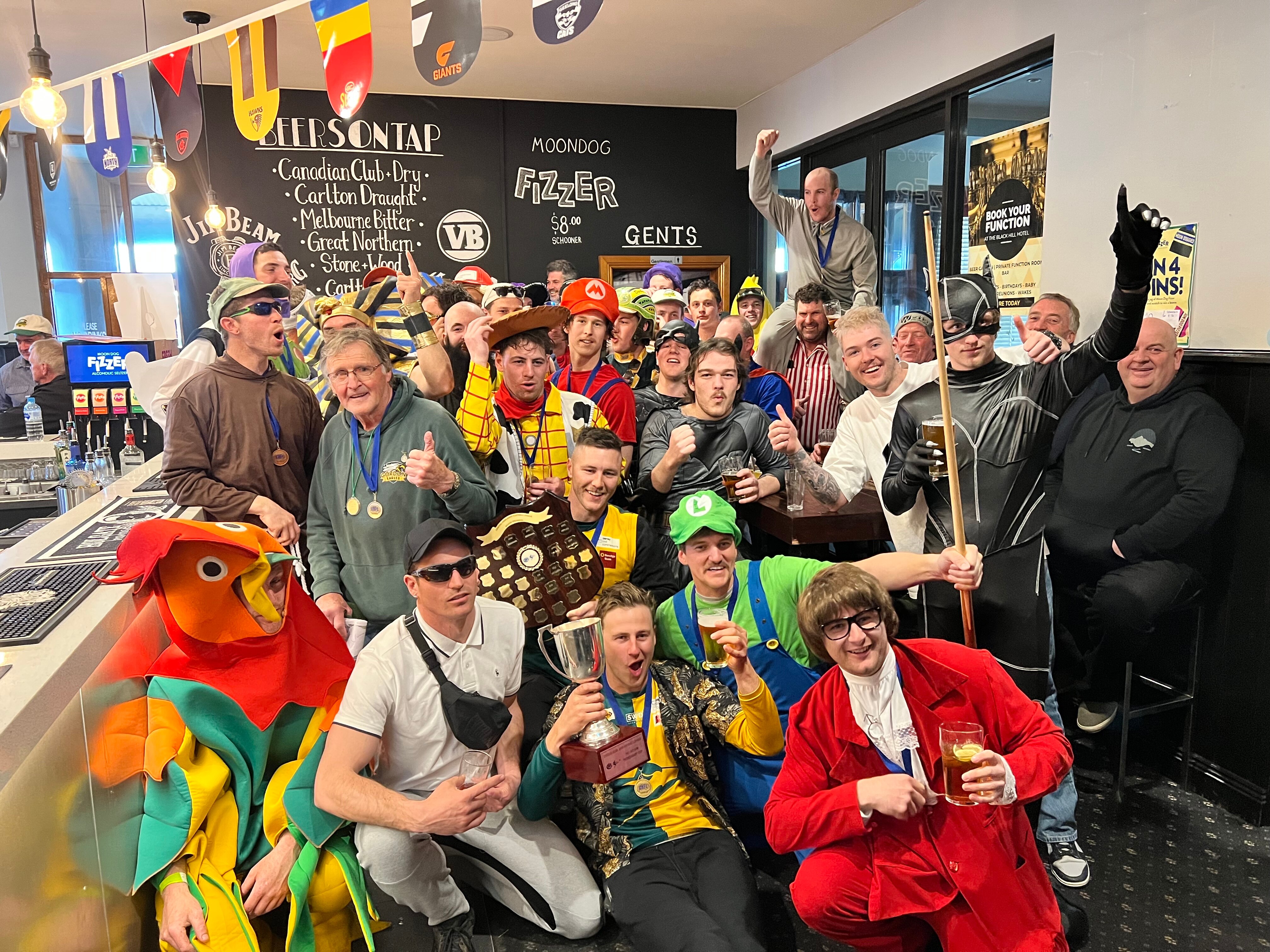 Emotions high in Gordon after footy team claims first premiership in 34 ...