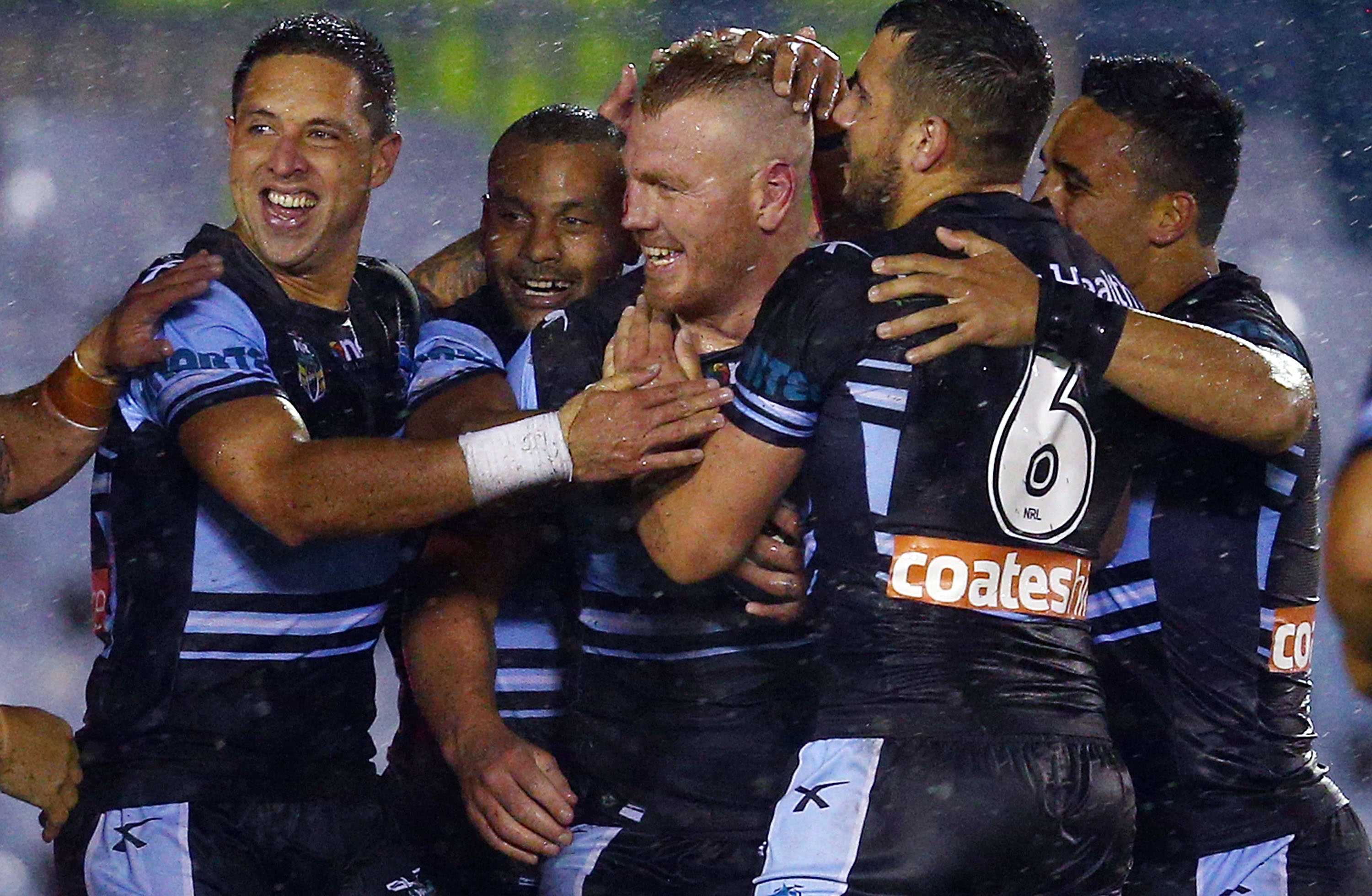 Cronulla Sharks beat South Sydney Rabbitohs in atrocious conditions ...