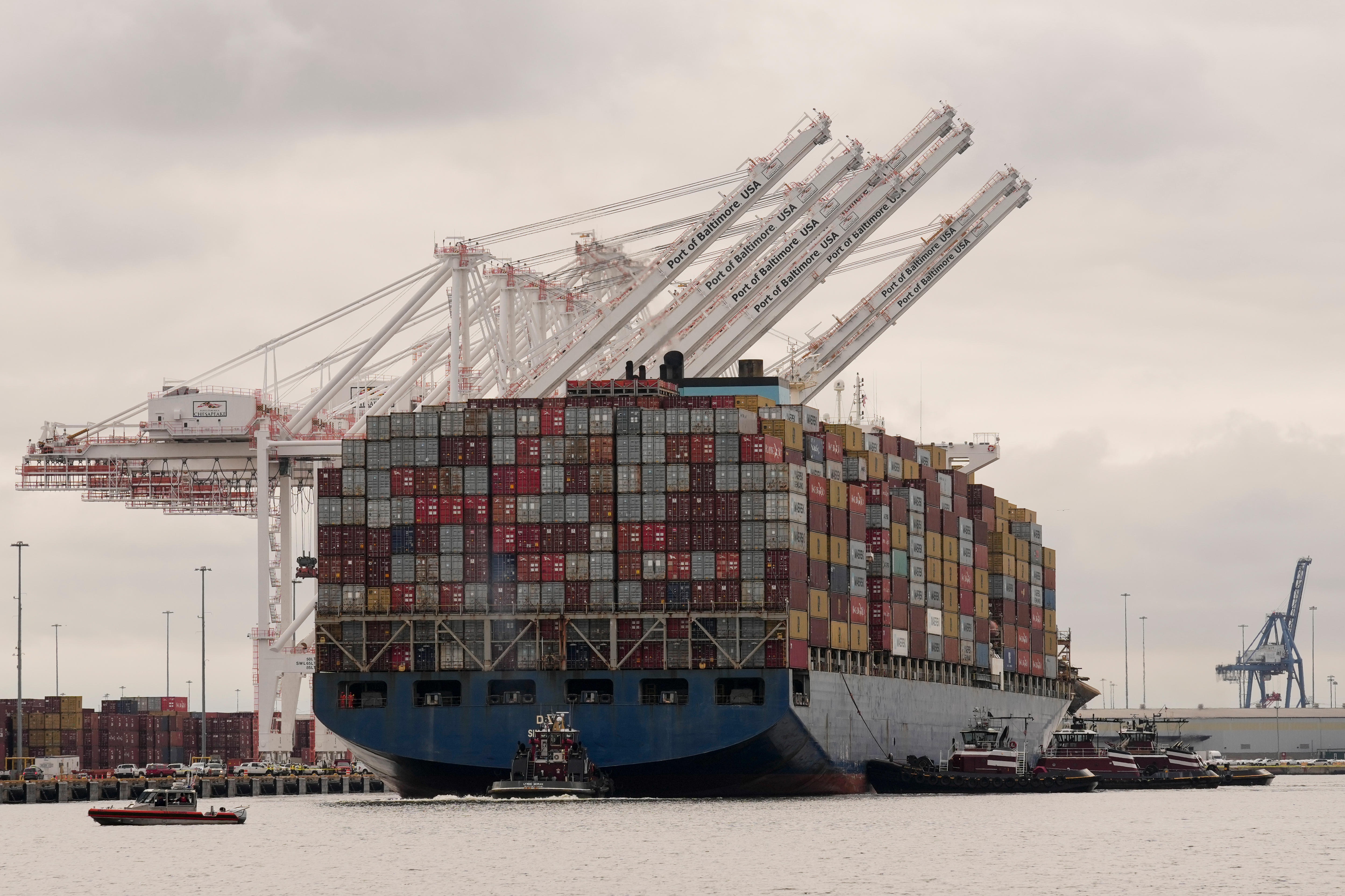 Dali ship refloated two months after Baltimore bridge collapse - ABC News