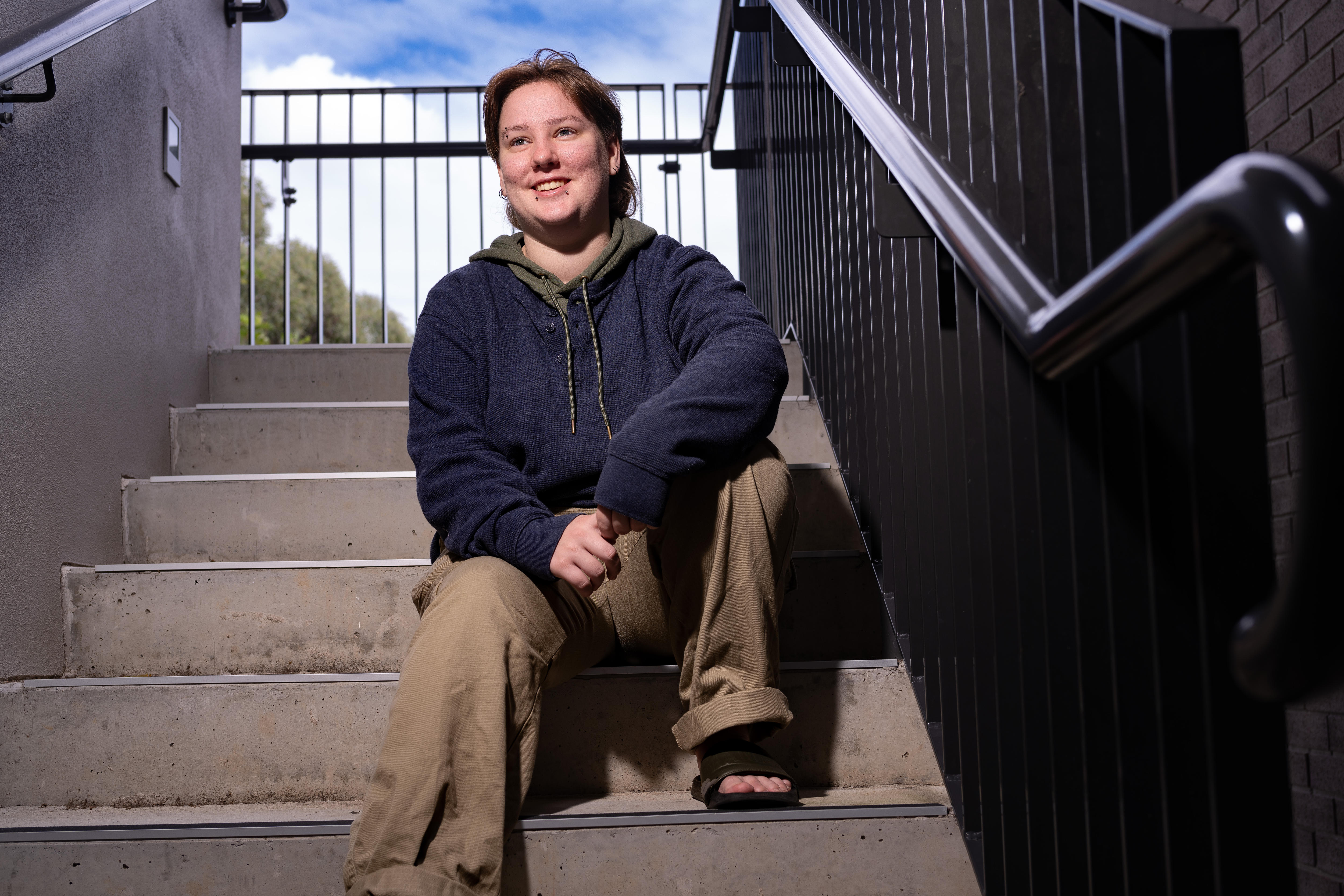 Homeless high schooler Tyler Palm describes couch surfing, working a ...