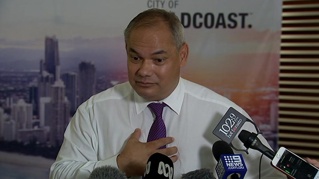 Gold Coast Mayor Tom Tate speaks after CCC report - ABC News