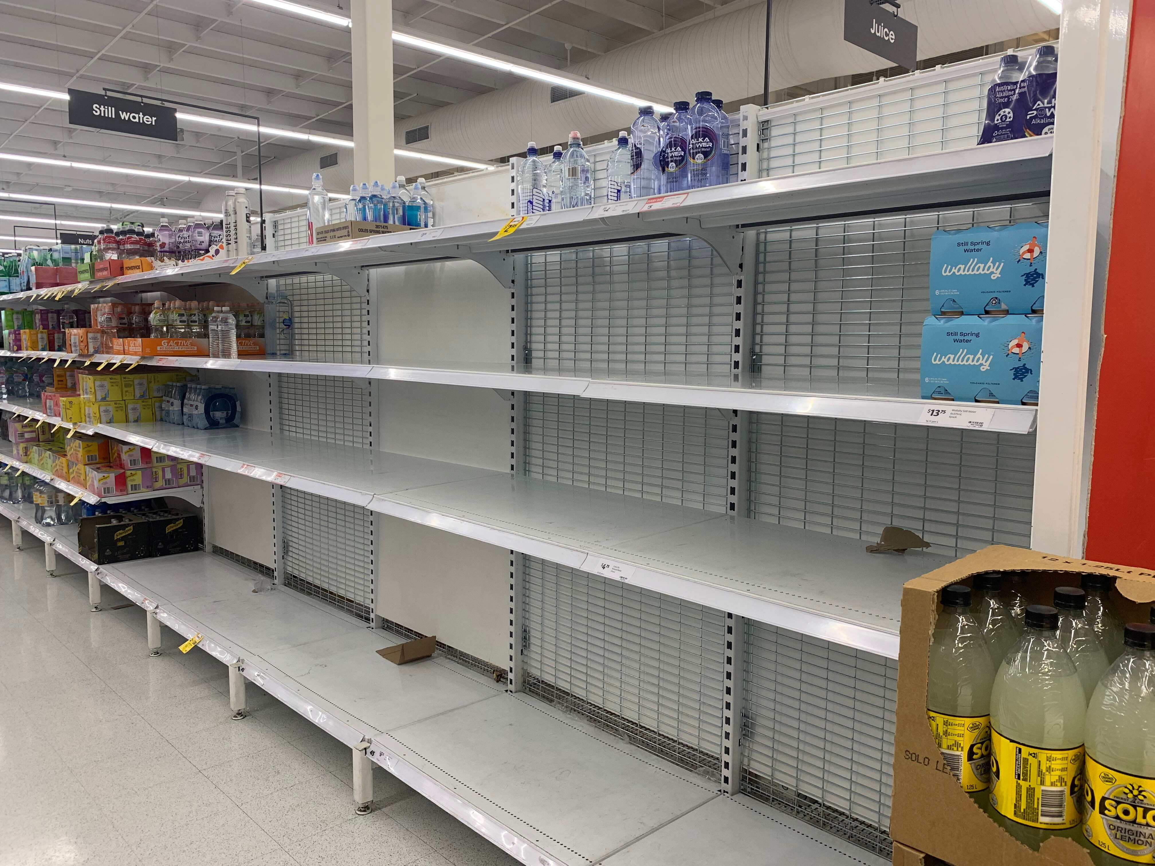 Rush on supermarket shelves in Queensland as Tropical Cyclone Alfred ...