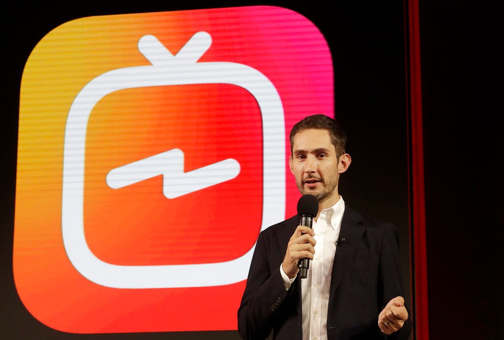 Instagram founders Kevin Systrom and Mike Krieger announce their ...