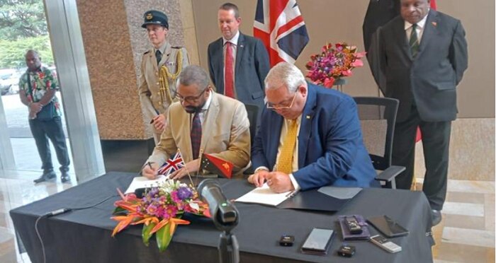PNG na UK i sainim Status of Forces Agreement MOU - ABC Pacific