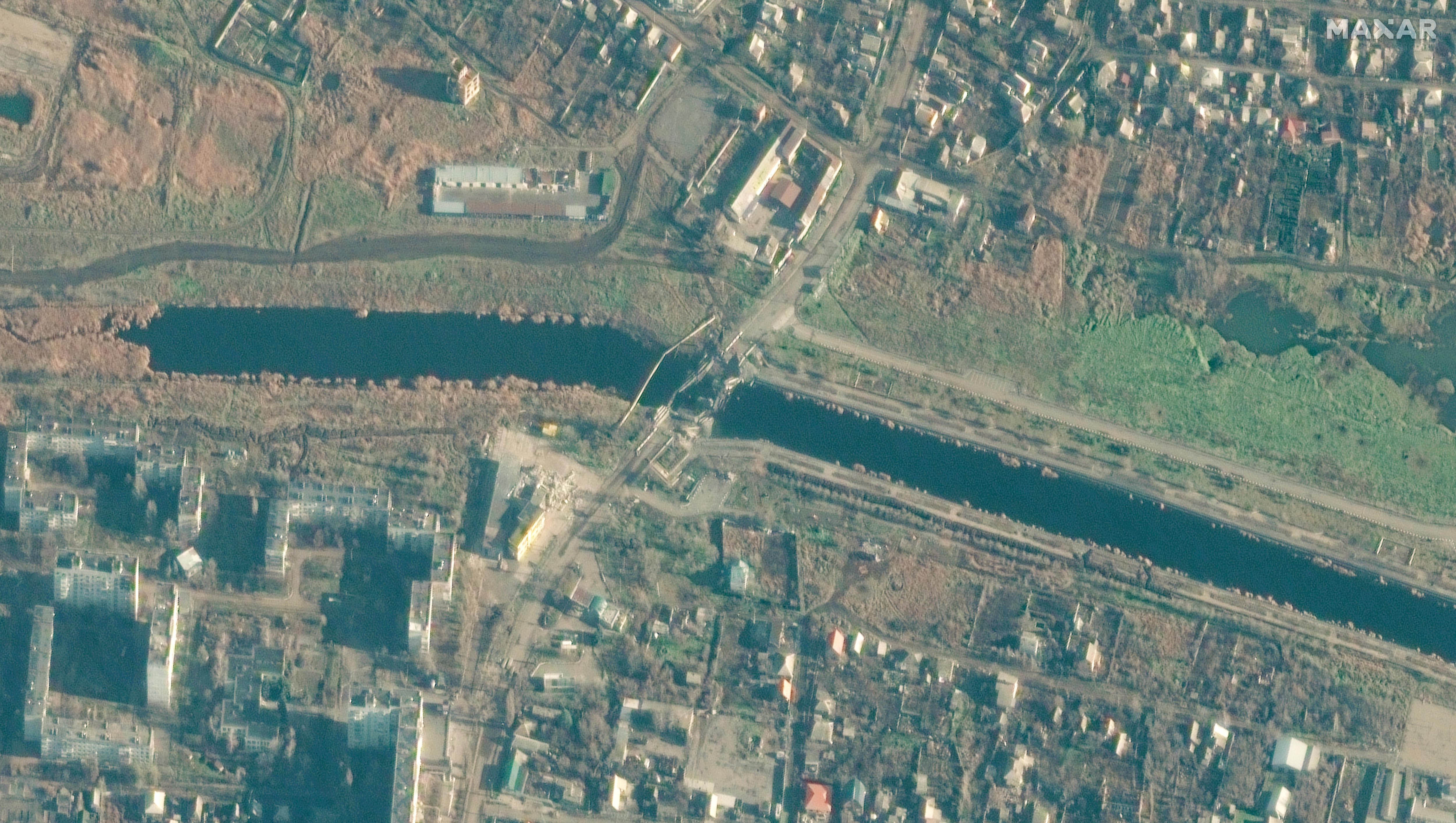Satellite images show destruction in Ukrainian city Bakhmut from ...