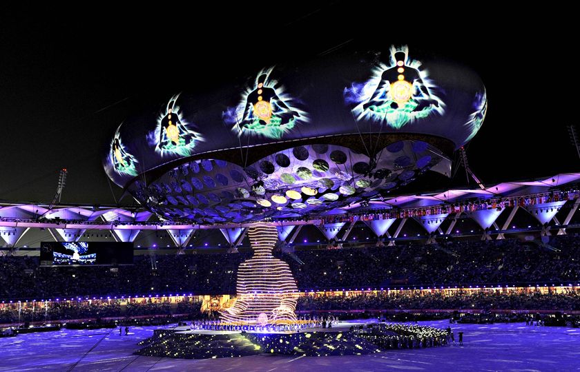 Delhi delights as Games open in style - ABC News