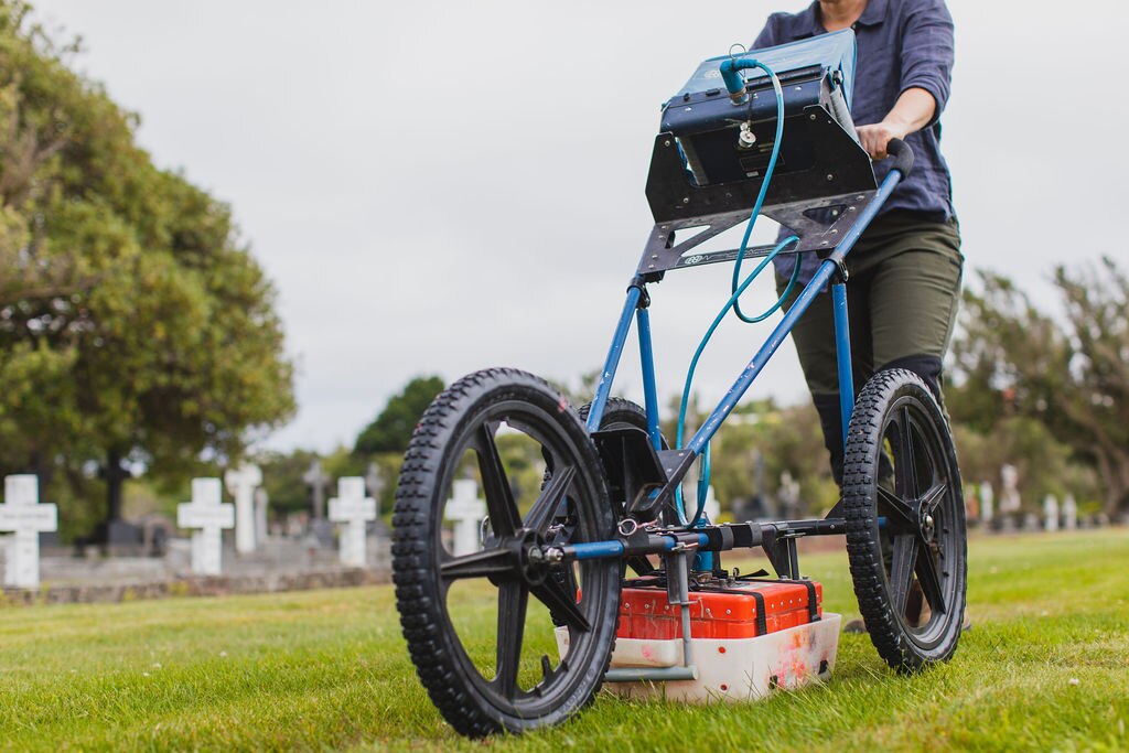 Ground penetrating radar bringing peace to communities by locating long ...