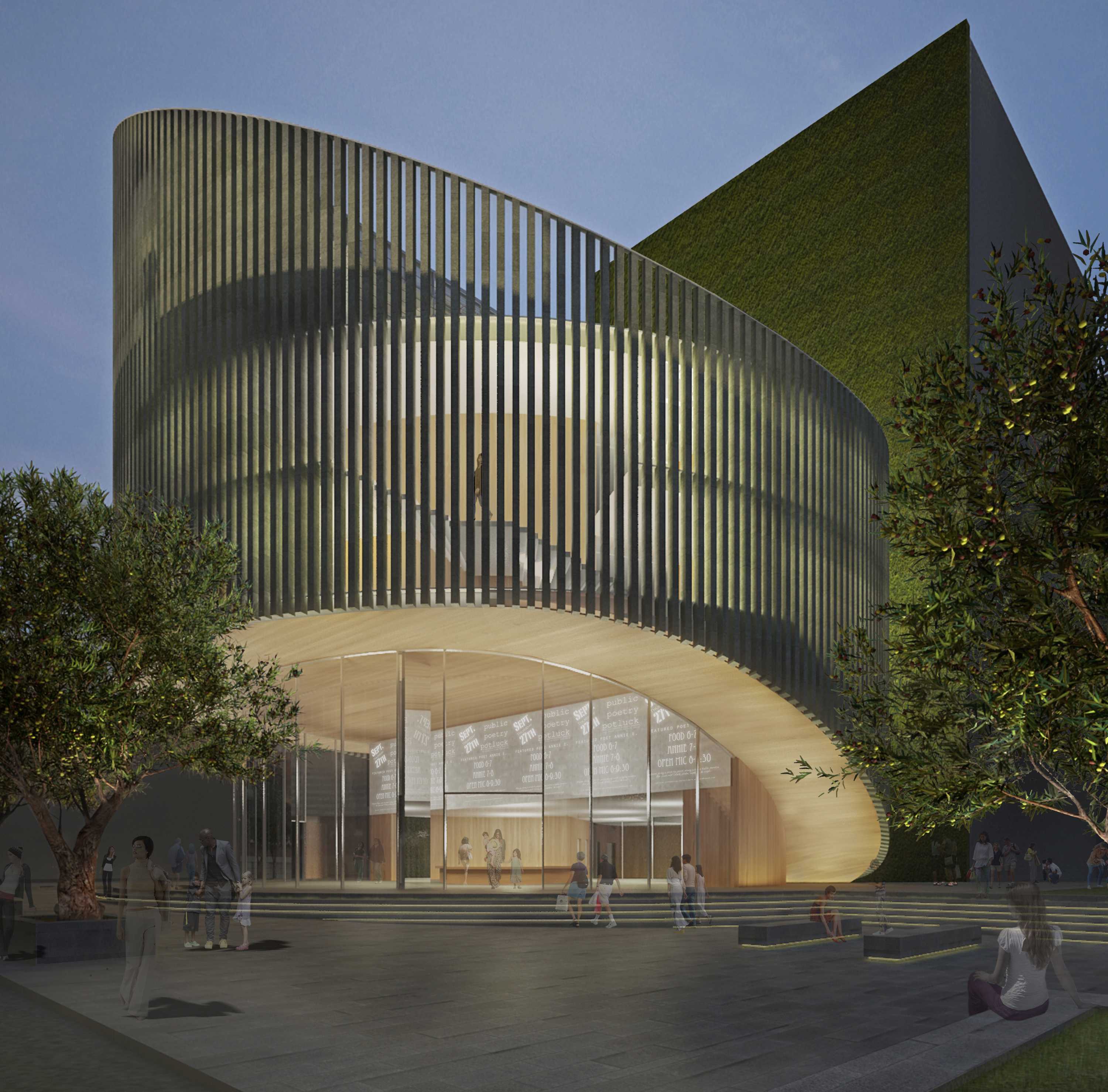Plans unveiled for new Perth library - ABC News
