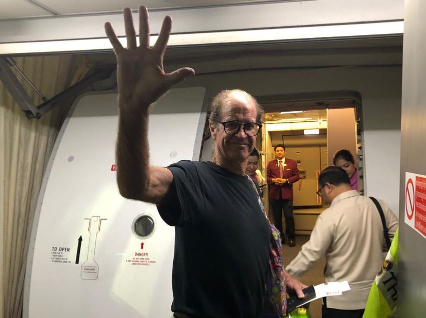 James Ricketson flies home to Sydney after more than a year in ...