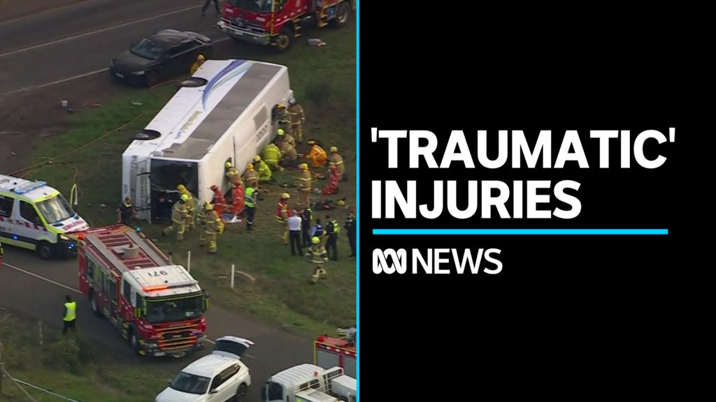 Children suffer 'traumatic' injuries after bus crash in Melbourne's ...
