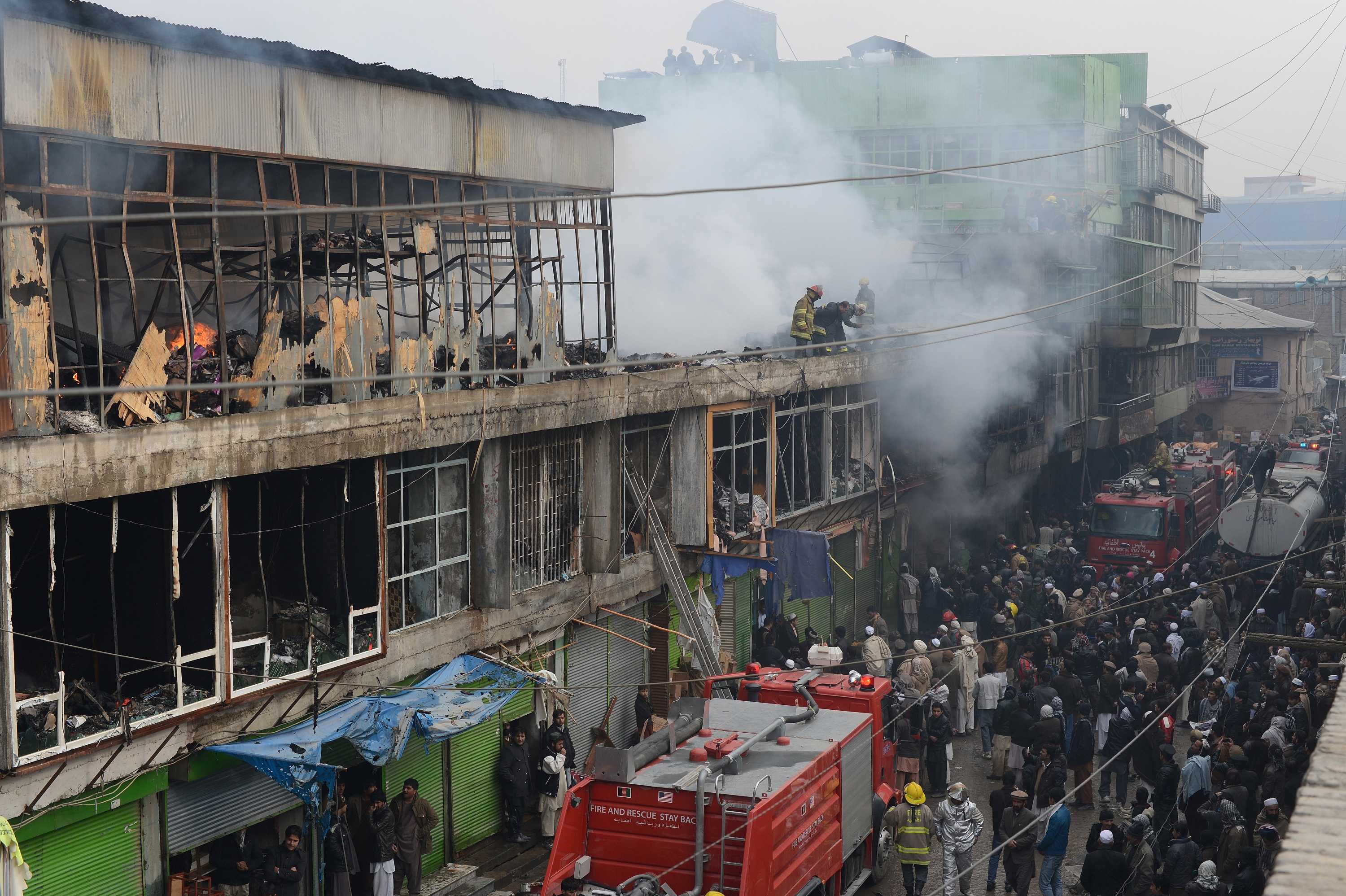 Hundreds of shops destroyed in Kabul blaze - ABC News