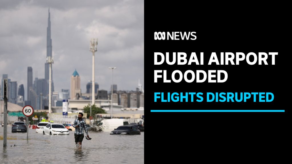 Dubai flooded as heavy thunderstorms lash UAE - ABC News