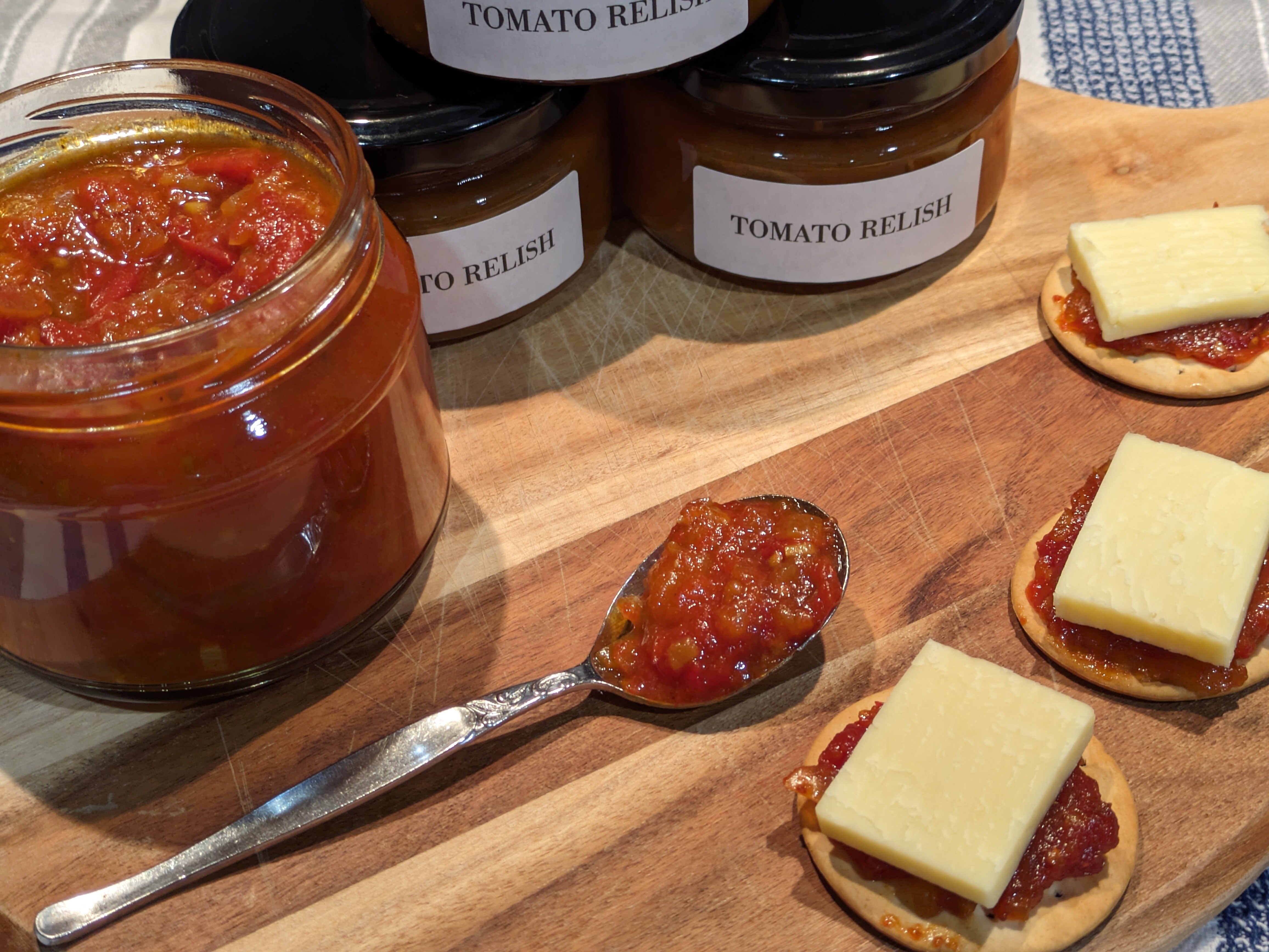This tasty tomato relish is an ideal topper or pairing for any dish ...