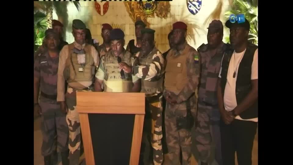 Military officials say they have seized power in Gabon just hours after ...