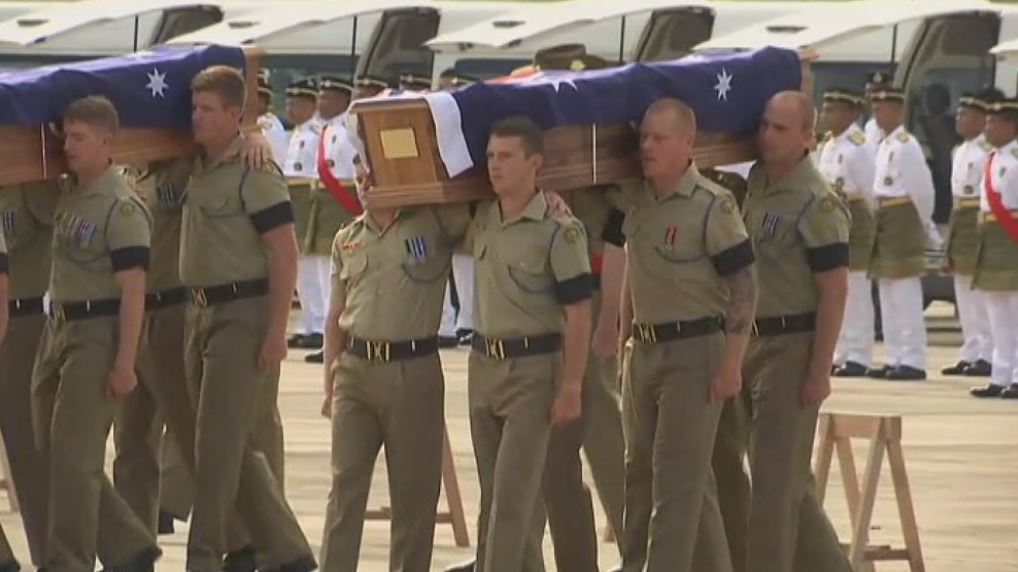 Long journey home: Fallen Australian soldiers being brought back from ...