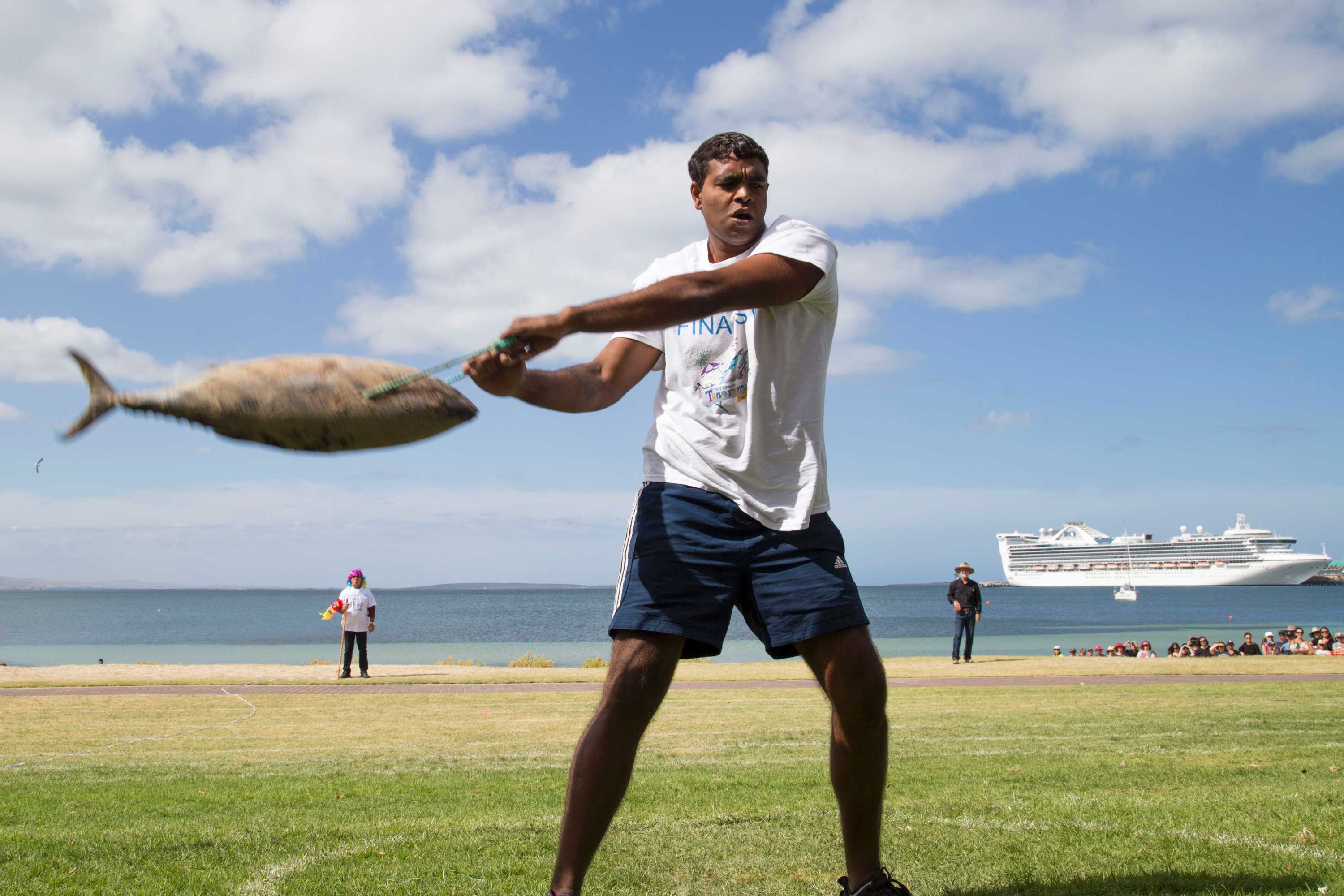 Port Lincoln's tuna toss competition turns 40, with hammer throwers and ...