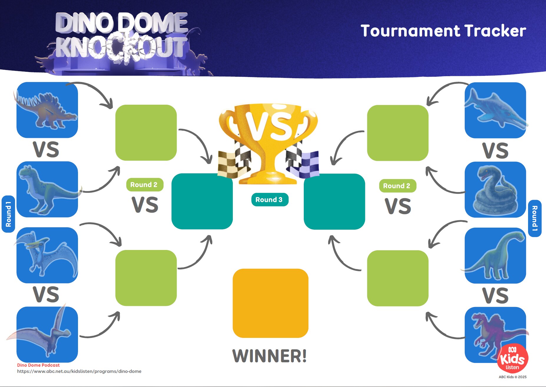 Download the tournament poster - ABC Kids listen