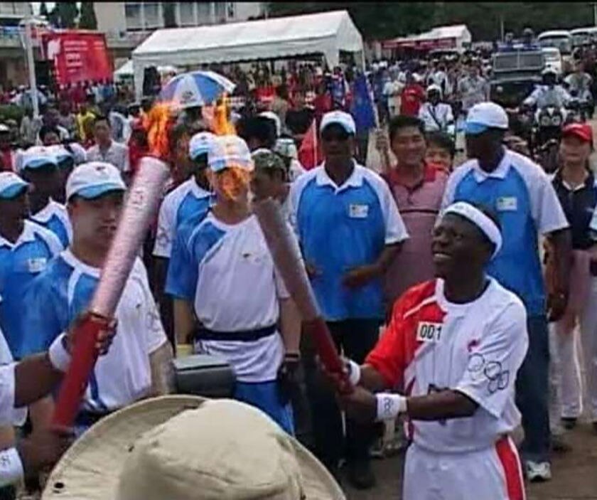 Africa torch relay trouble free - ABC News