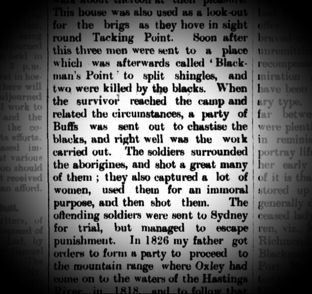Blackmans Point massacre of Birpai people could soon be formally ...