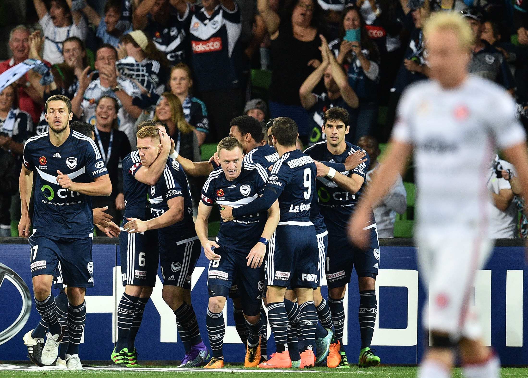 Melbourne Victory boost A-League finals hopes with 2-0 win over Western ...