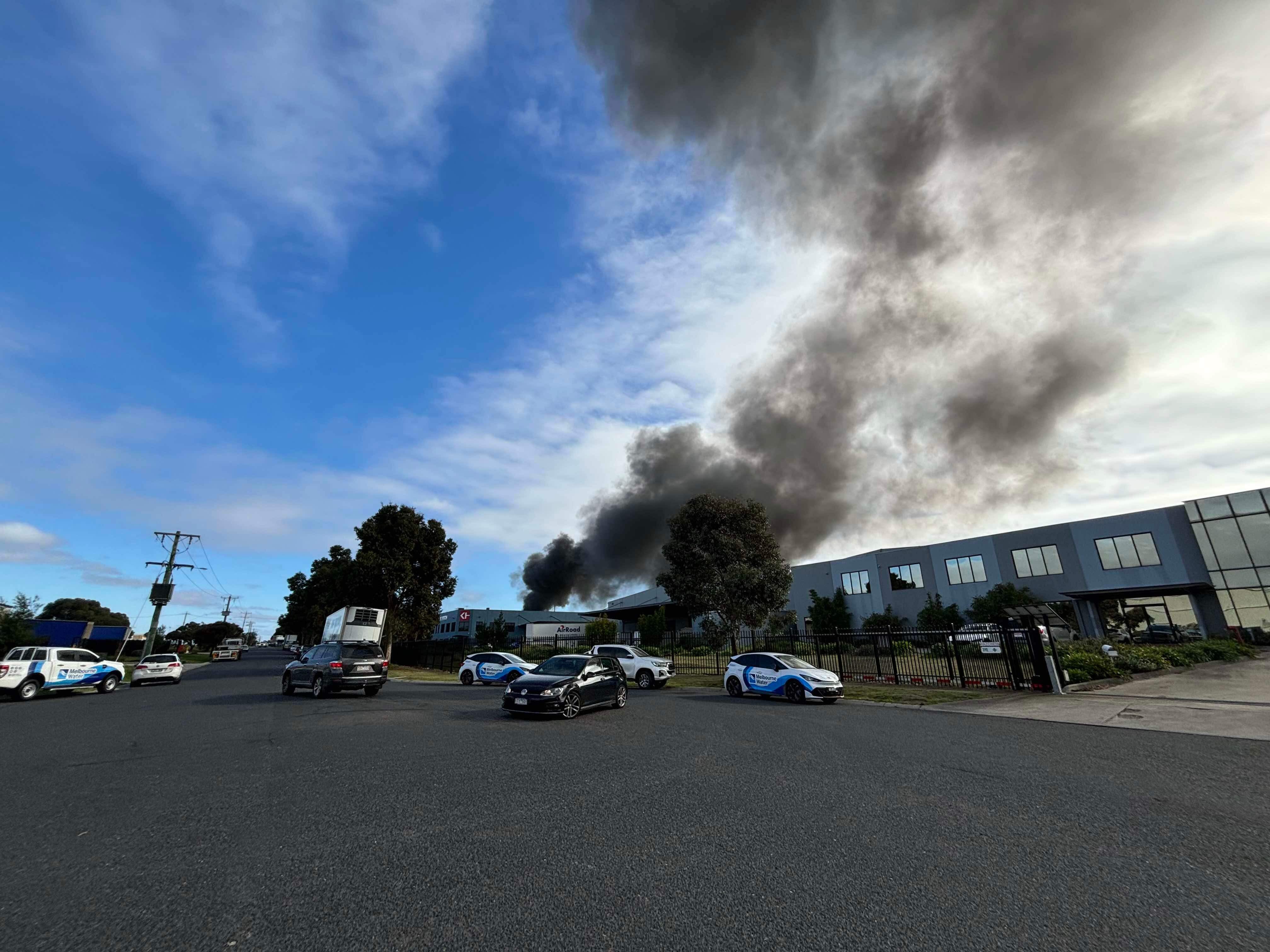 Factory fire in Melbourne's west brought under control, but authorities ...