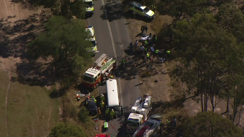 Man, woman airlifted to hospital in critical condition after major bus ...