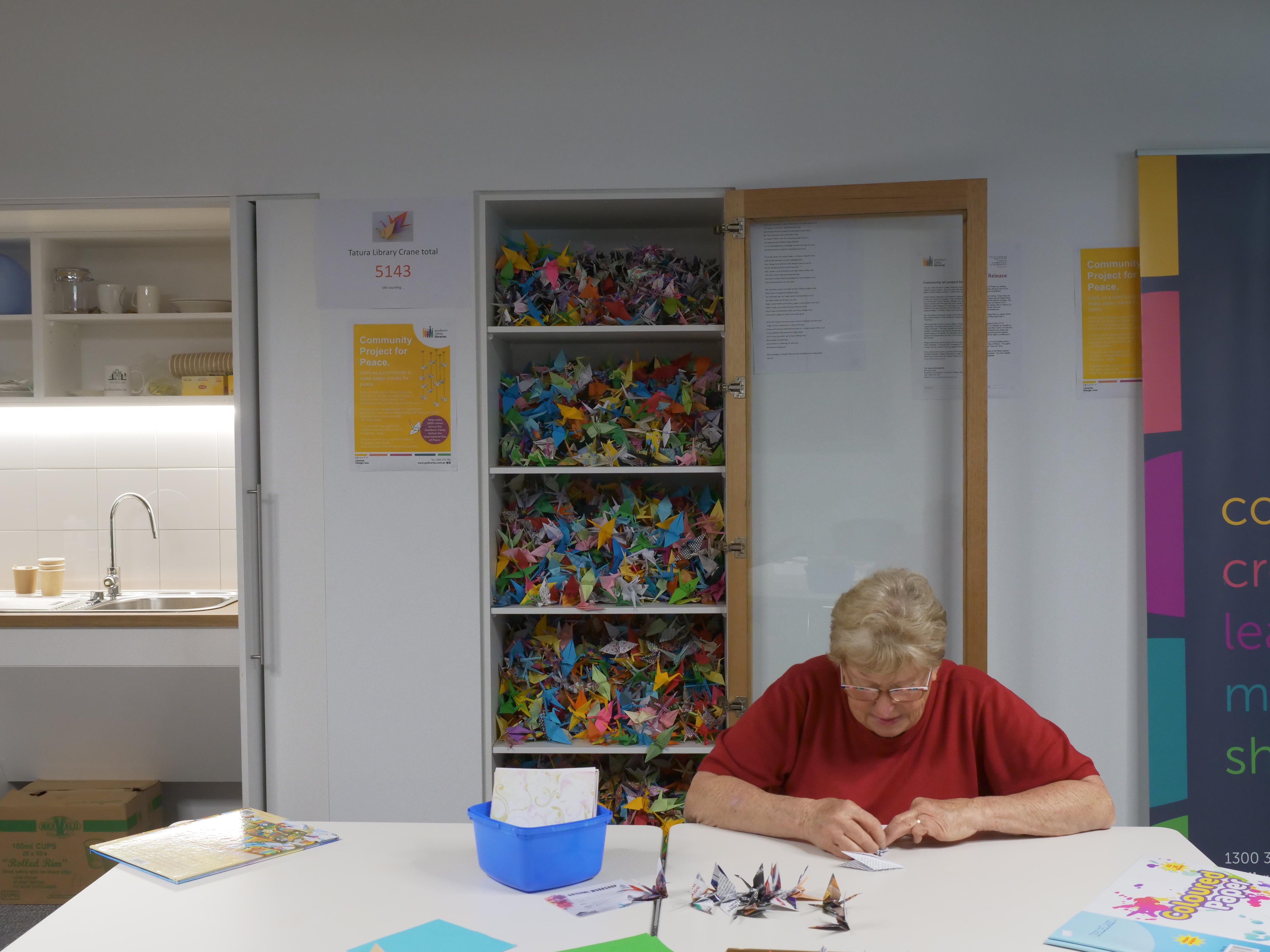 Goulburn Valley libraries make 16,000 paper cranes for peace and ...