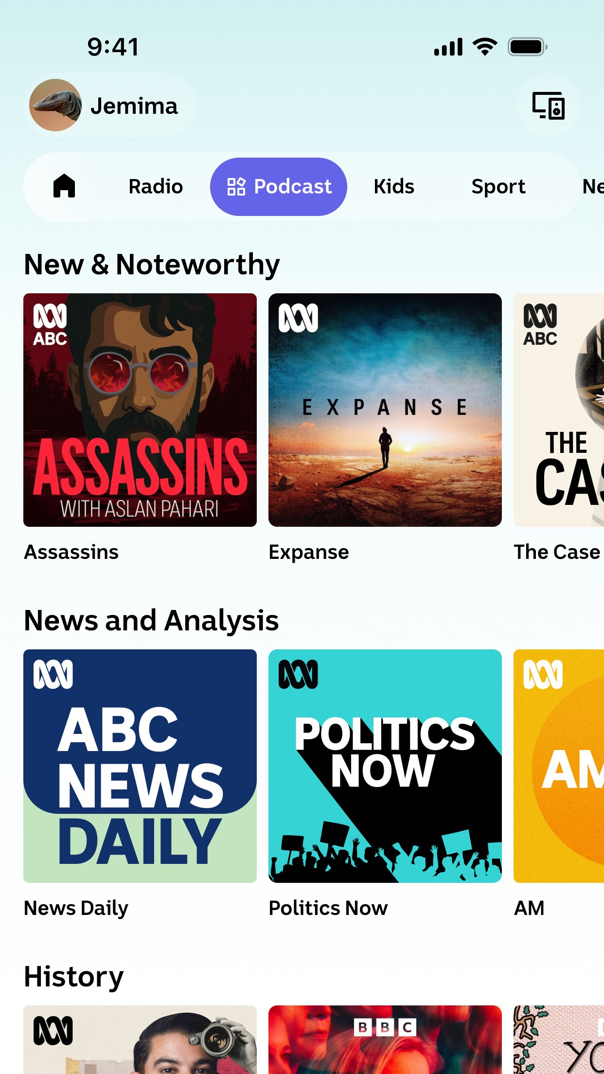 ABC listen app - ABC listen
