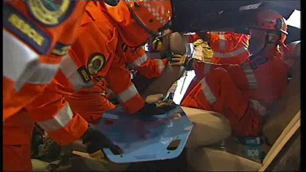 International rescue teams practice skills - ABC News