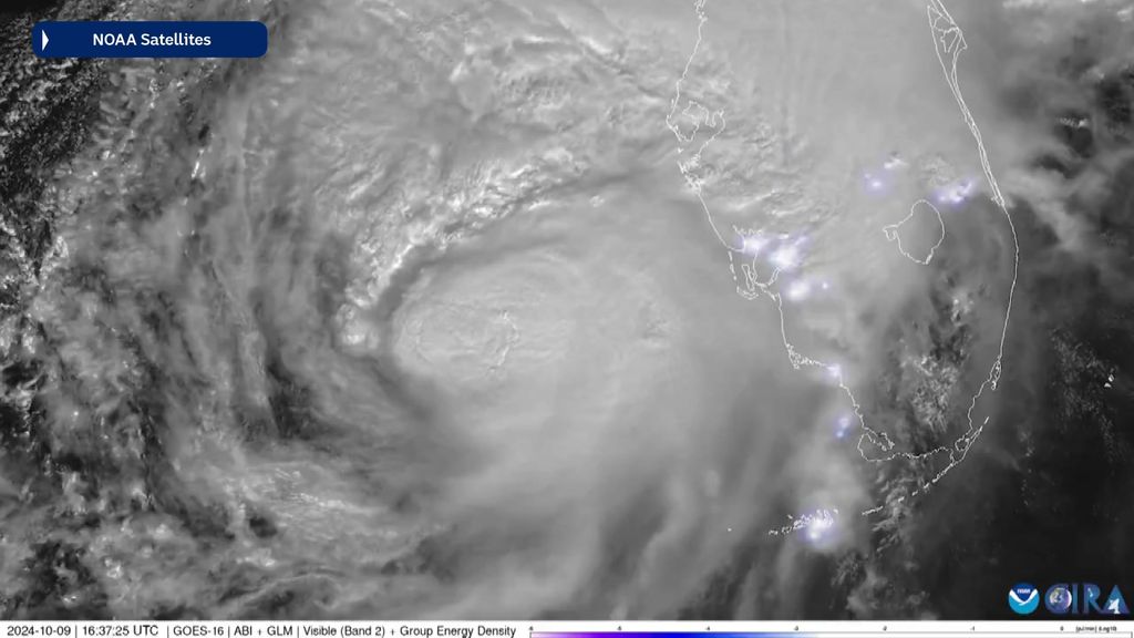 Satellite image captures Hurricane Milton's journey toward Florida ...