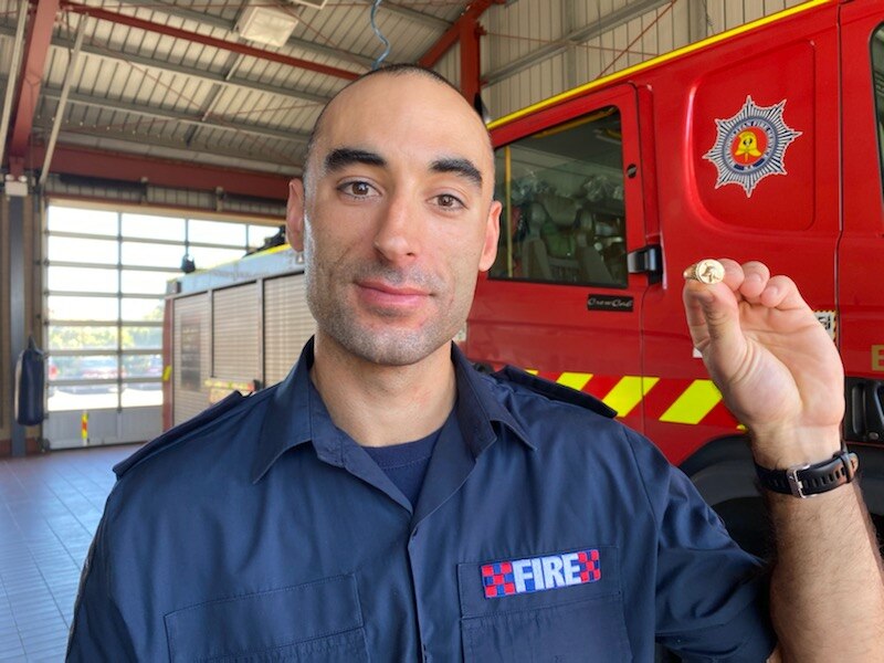 Firefighter reunited with ring turned up by landscaper 13 years after ...