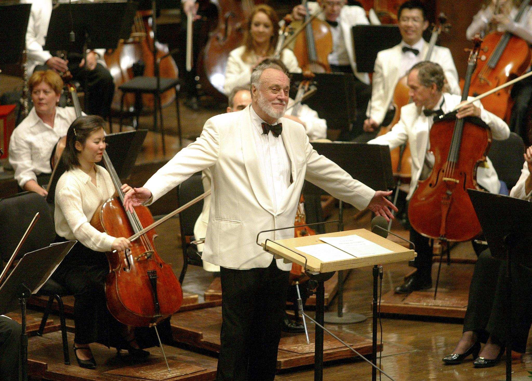 Kurt Masur: Former conductor of New York Philharmonic orchestra and ...