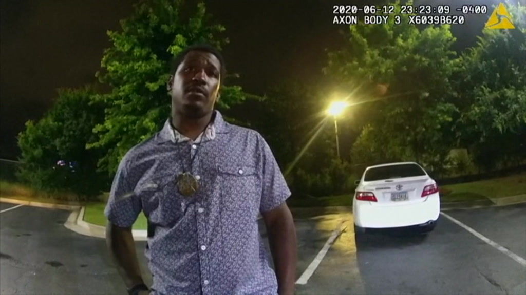 Atlanta police release footage of Rayshard Brooks before shooting death ...