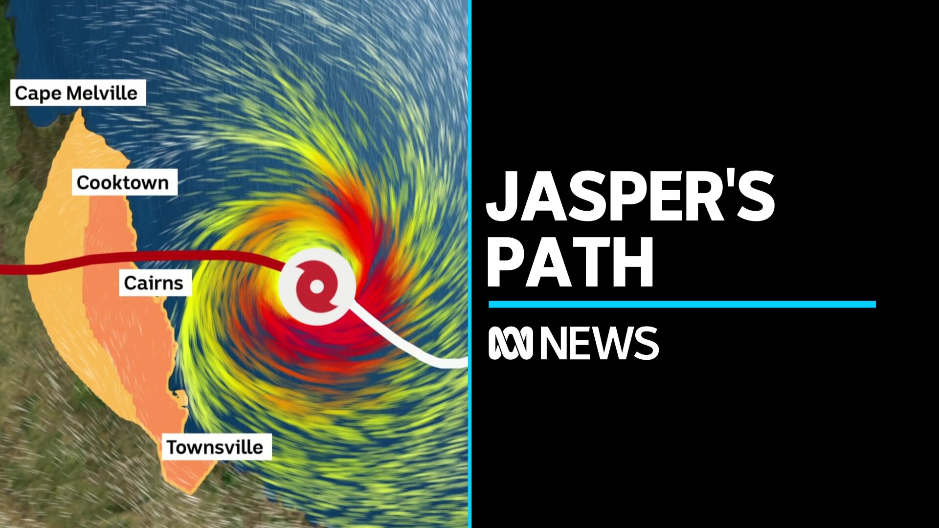 Tropical Cyclone Jasper closes in on northern Queensland. - ABC News