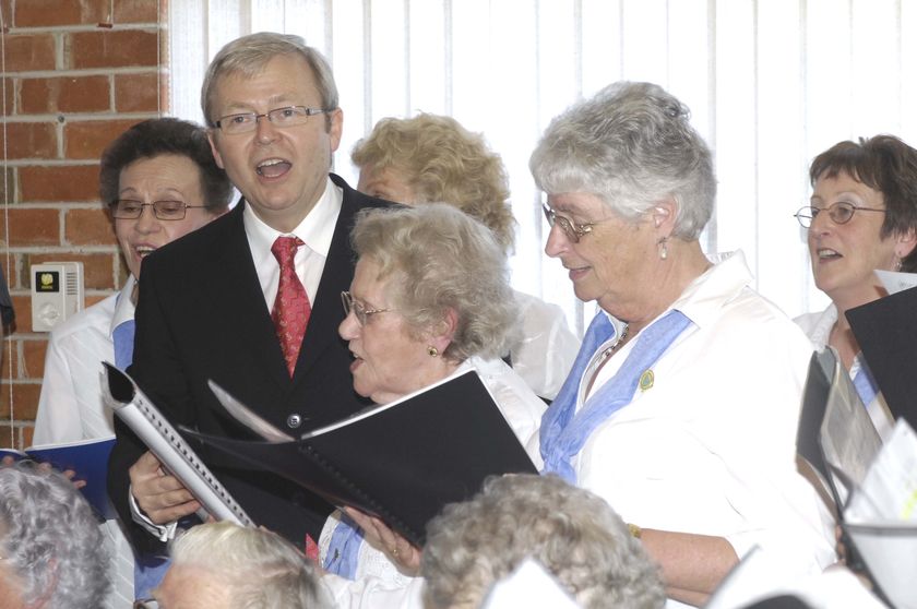 Rudd verbally abused by Tas senior - ABC News