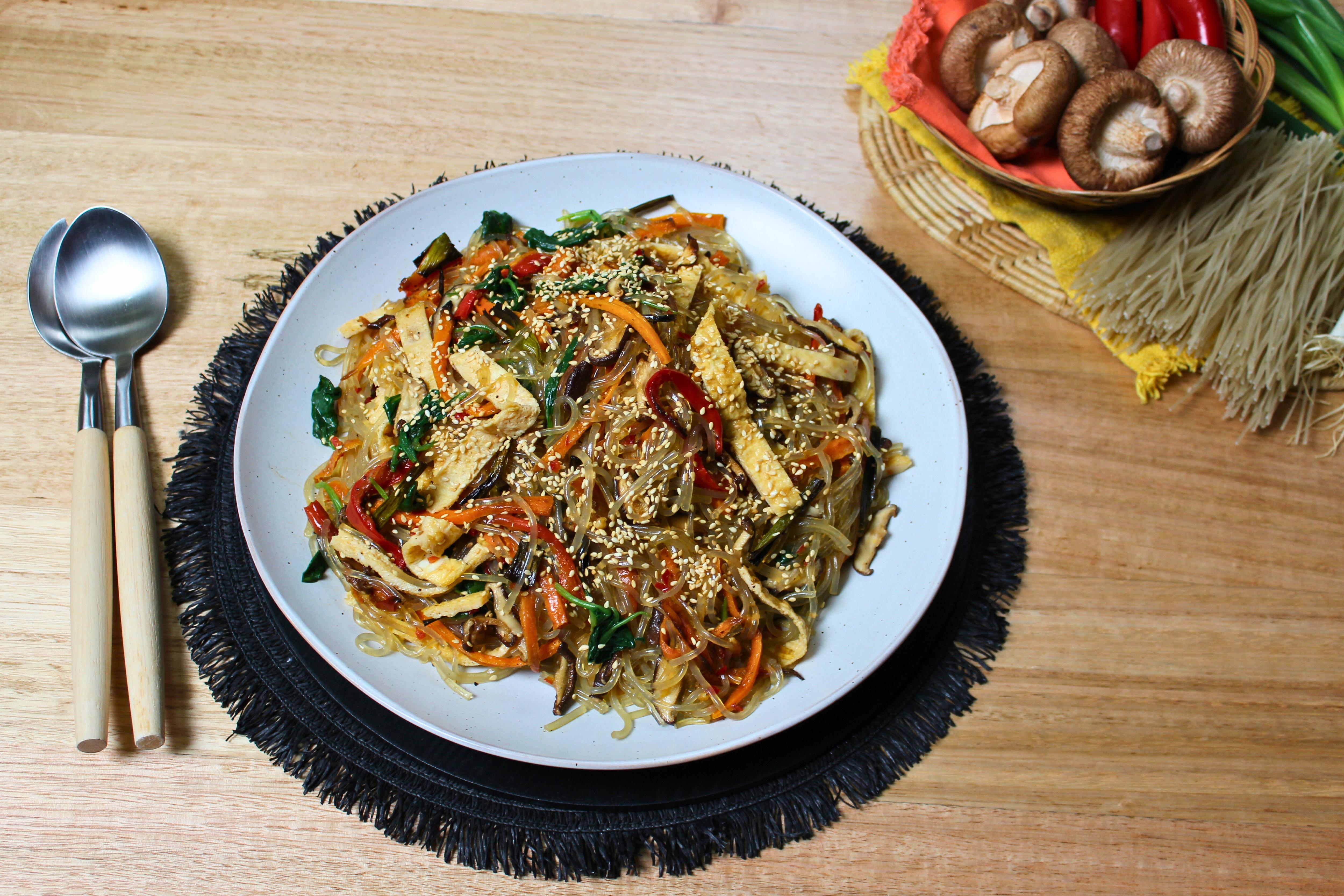 This japchae is an easy, oven-baked spin on a Korean classic - ABC News