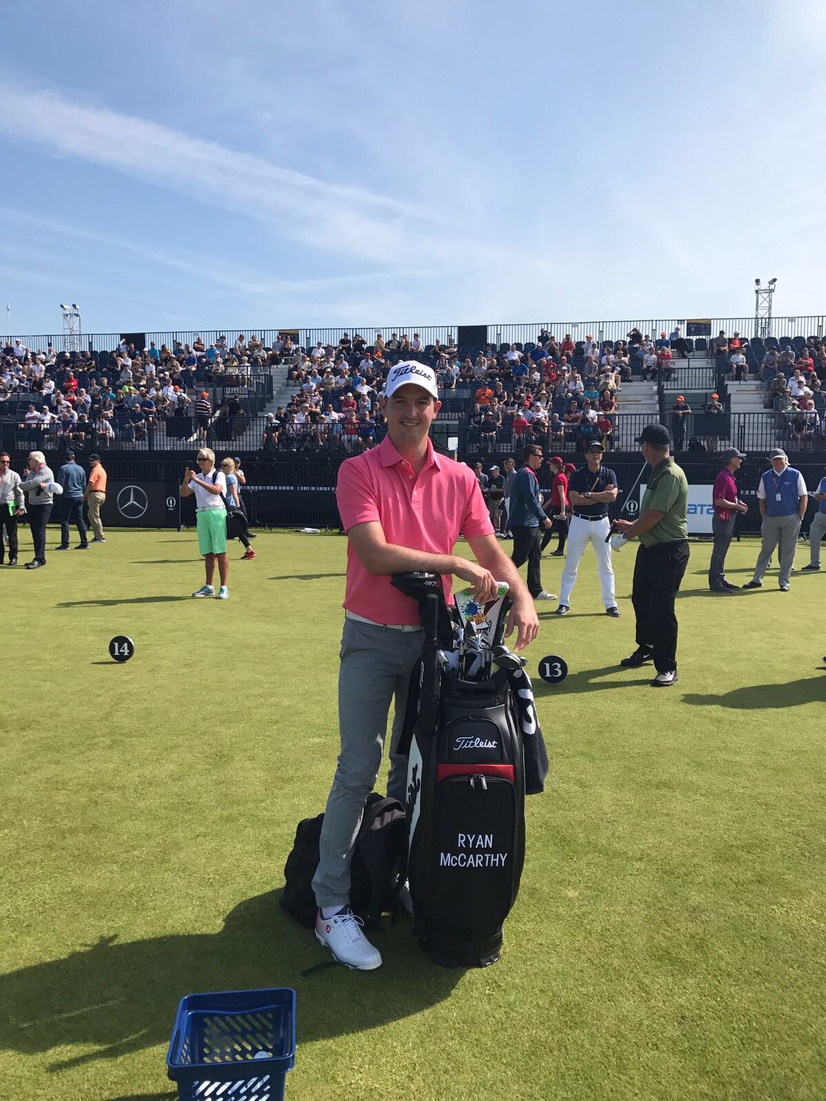 Golfer Ryan McCarthy keeps swinging despite airline losing his clubs en ...