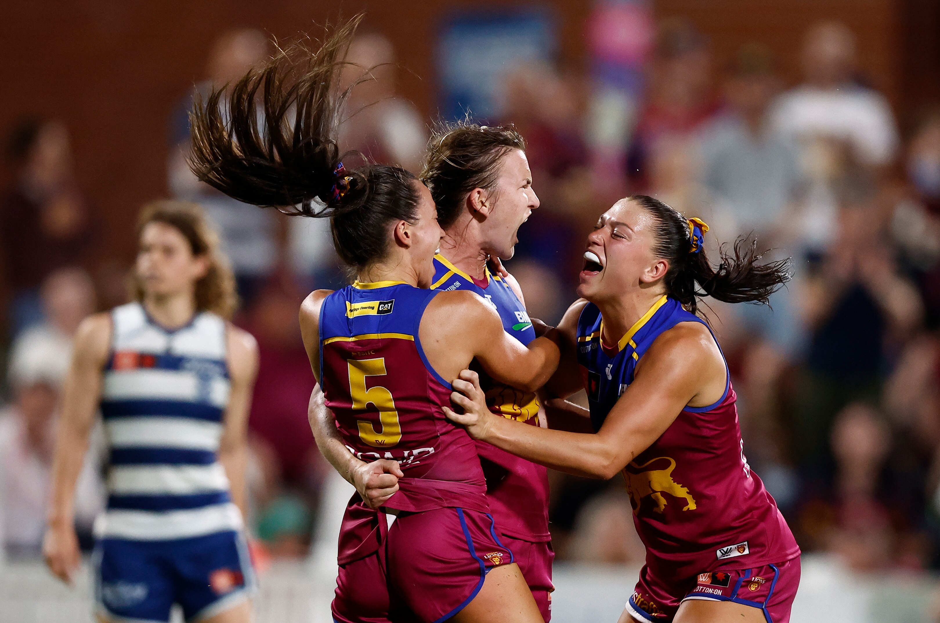 Brisbane advance to fifth AFLW grand final with win over Geelong, but ...
